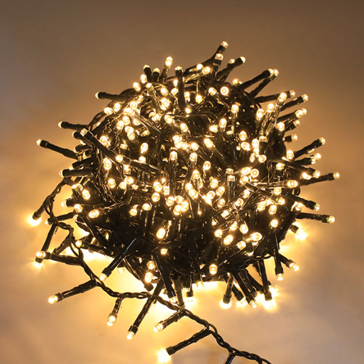 10 Meter 100 LED Yellow Warm Lights Decorations for Special Occasion ...