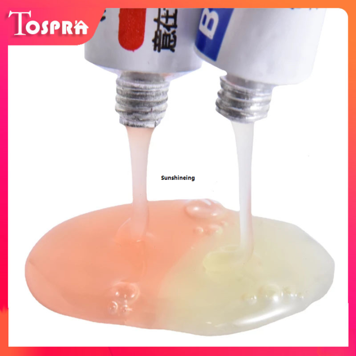 Glue Good 2pc/set Super Strong Epoxy Clear Glue Ab Adhesive Cold Weld ...