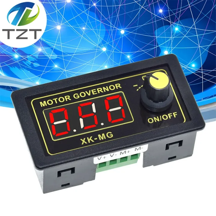 DC 5-30V 12v 24v 5A DC Motor Controller PWM Adjustable Speed Digital ...