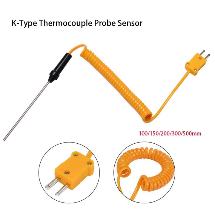 Durable with Wire Cable -50C to 1200C Probe Sensor Temperature ...