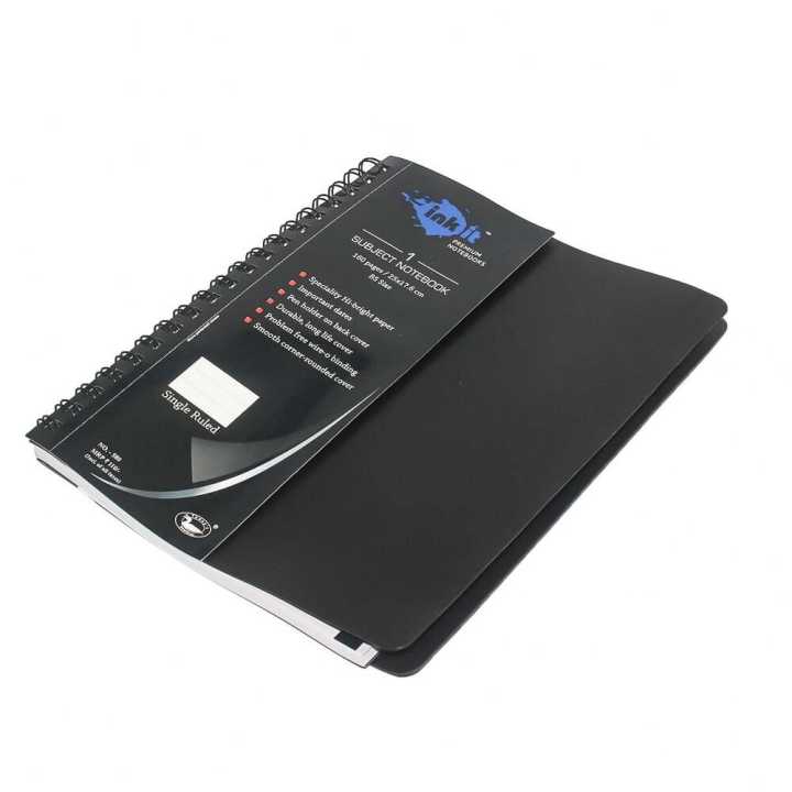 Black 1 Subject Notebook | Daraz.com.np
