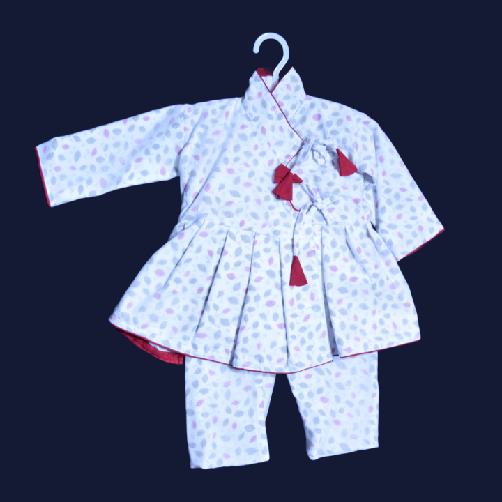 Citadel Dhaka Choli Frock Set For Baby Girl | Daraz.com.np