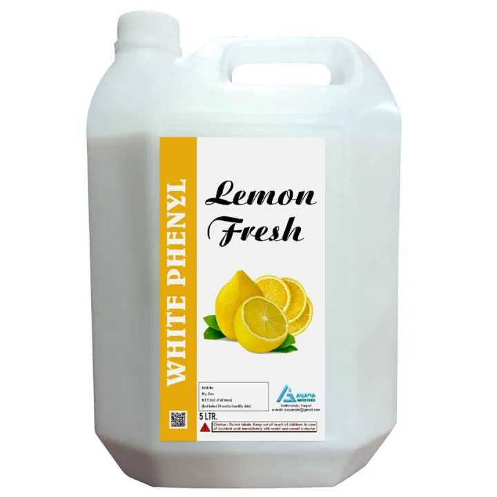 Aayana White Phenyl 5 Ltr Lemon Fragrance | Daraz.com.np