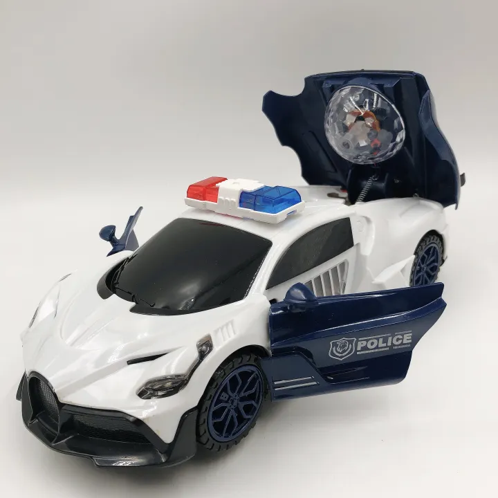 Electric City Wide Vigilance Universal Police Car 360 Degree Spin Rotate Amazing Light And Music ...