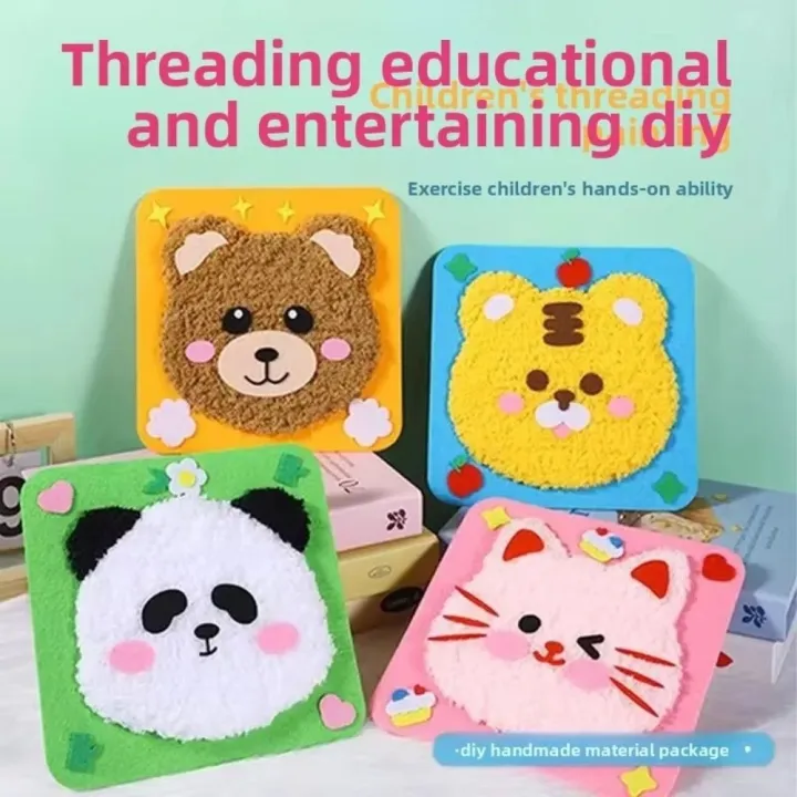 Creative Sewing Needle and Thread Painting DIY Embroidery Doll Set ...