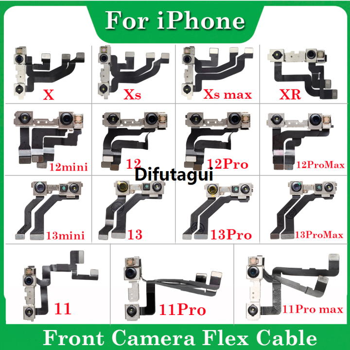 Difutagui 1Pcs Front Camera Flex Cable Repair Parts For iPhone X XR XS ...