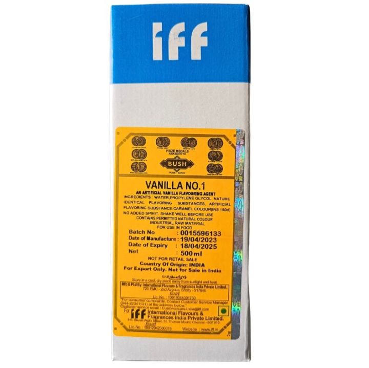 Baker's Creation IFF Flavour No.1 (Baking Flavour/ Flavour Concentrate ...
