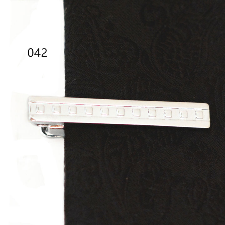 【4d93b78f】Long 4 CM 10 Retail Short Silver Men Metal Necktie Tie Bar ...