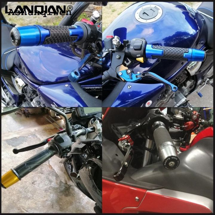 Ashunqiwen 【Essential Good Item】Motorcycle Aluminum Handlebar Caps ...