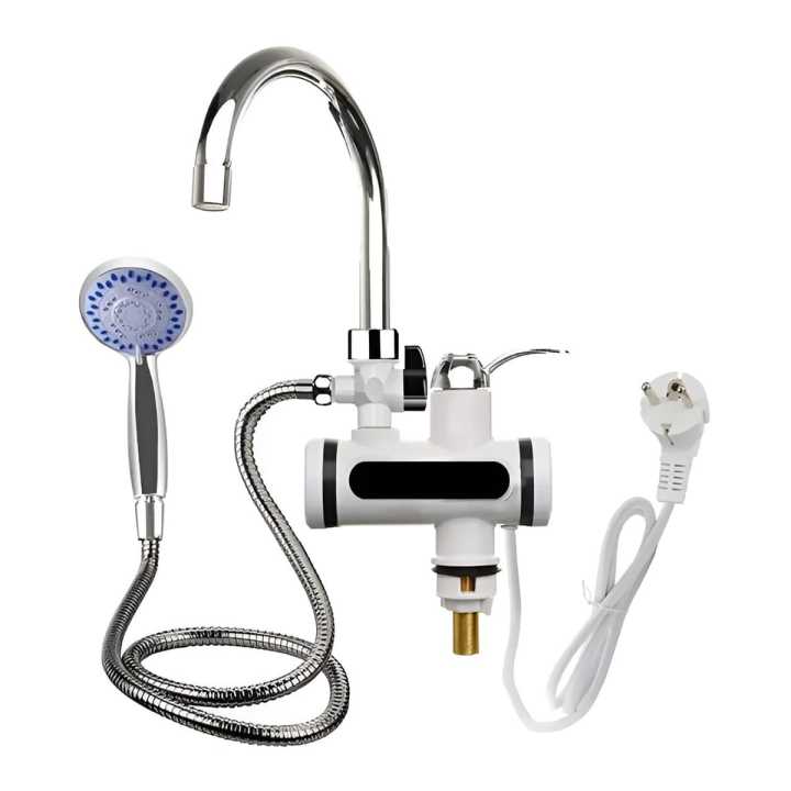 Instant Electric Heating Water Faucet With Shower(Basin Mount) | Daraz ...