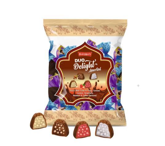 Bakemate Duo Delight Assorted Chocolates, Choco with Crème & Crispy ...