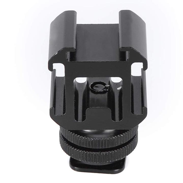Hot Shoe Extension Camera Hot Shoe Mount, Aluminium Alloy Dual Layer ...