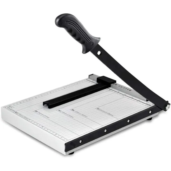 A4 Steel Heavy Duty Professional Paper Cutter Guillotine Paper Trimmer ...