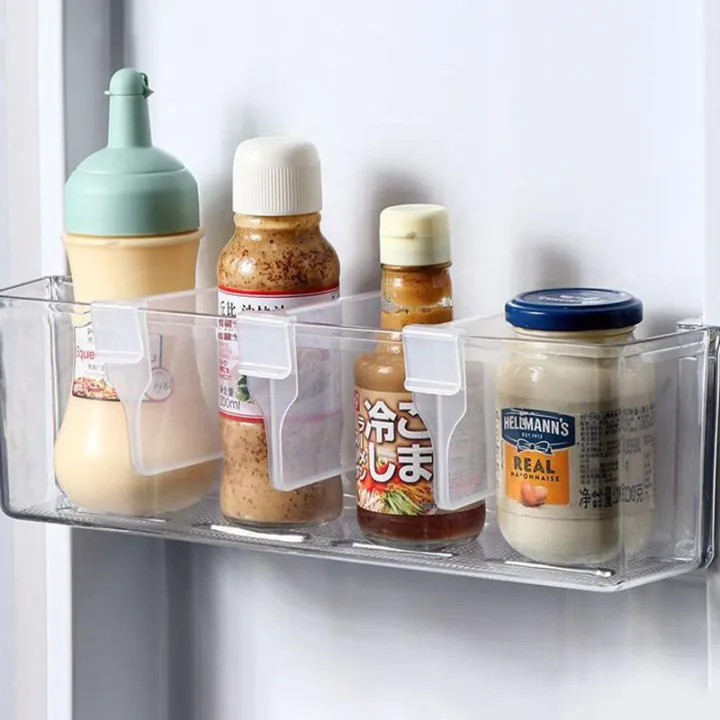 10 Pcs Refrigerator Partition Board Storage Retractable Plastic Divider ...