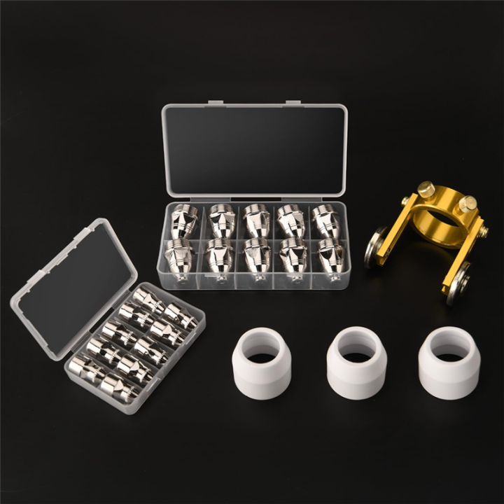 P80 Plasma Cutter Torch Consumables, 24Pcs 1.5mm Cutting Torch Nozzle ...