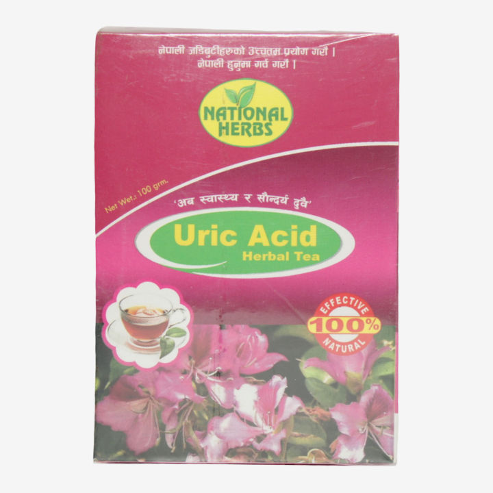 National Herbs Uric Acid Herbal Tea 100gm | Daraz.com.np