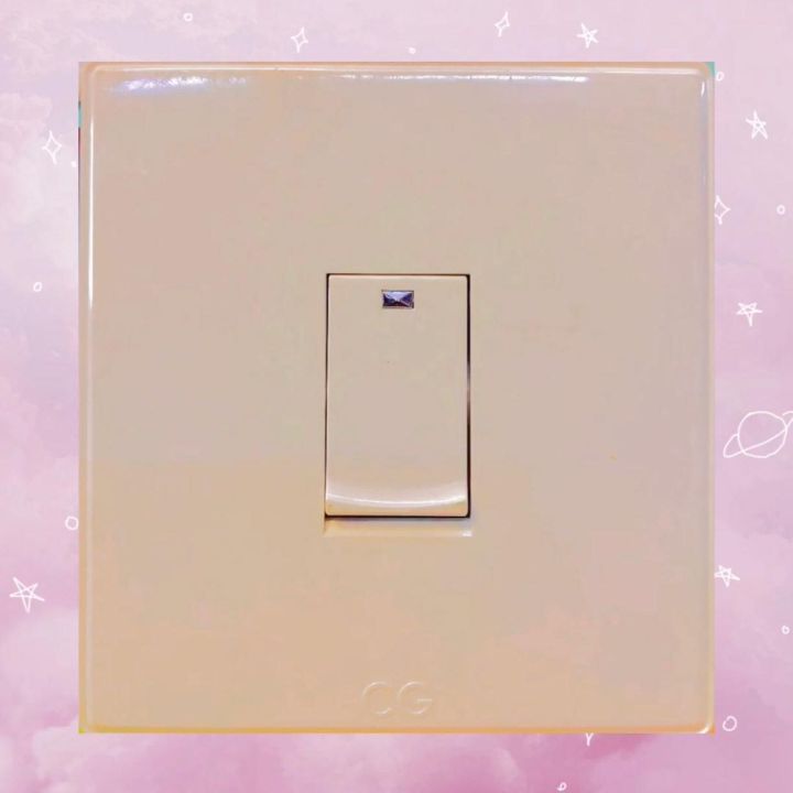 1 Gang 1 Way Switch - White | Daraz.com.np