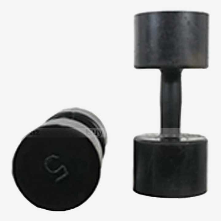 SS Red Sun Rubberized Dumbbell - A Pair Of 5kg | Rubber Casted ...