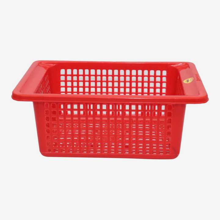 Gem Plasticware Rectangular Jali Tray 2016 Red | Daraz.com.np