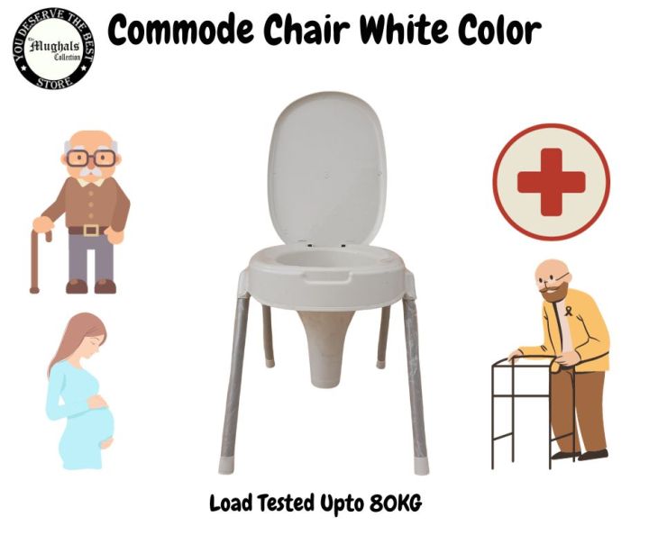 Bizzy Portable Commode Chair | Toilet Seat | Light Weighted Washroom ...