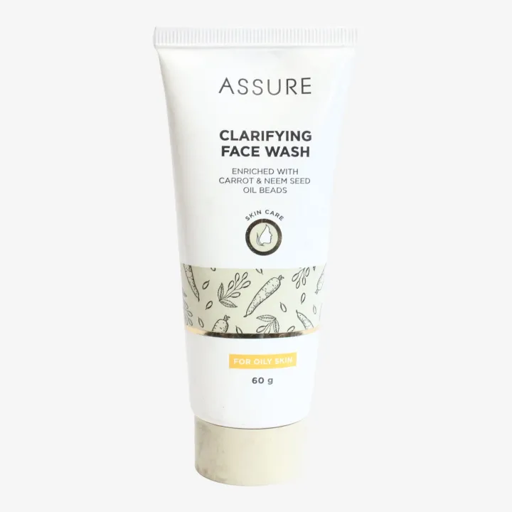 Assure Clarifying Face Wash Enriched With Carrot & Neem Seed Oil Beads ...