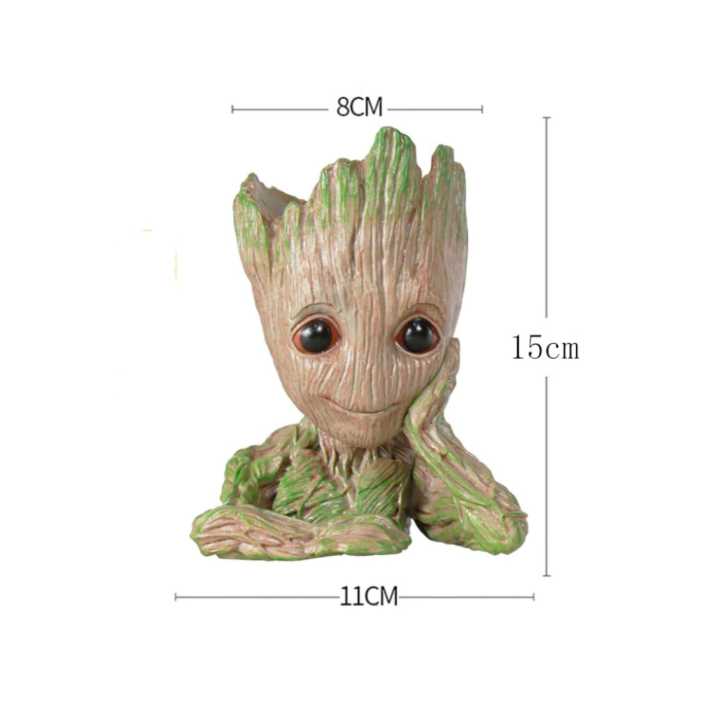 Groot Flower Pot Baby Groot Pen Holder Gifting Ideas Showpiece ...