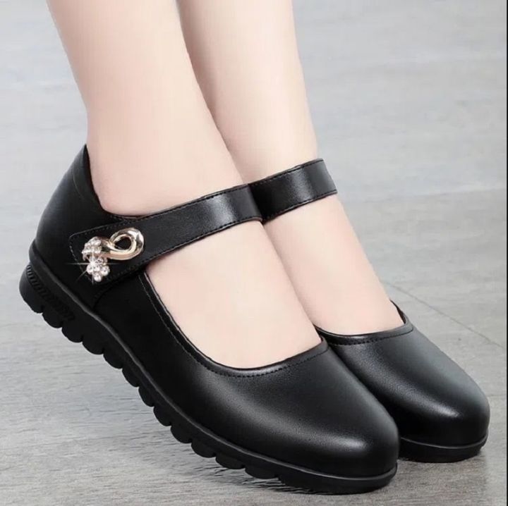598 Spring/Summer Work Office Sole Shoes Women's Cool Soft Black Patent ...