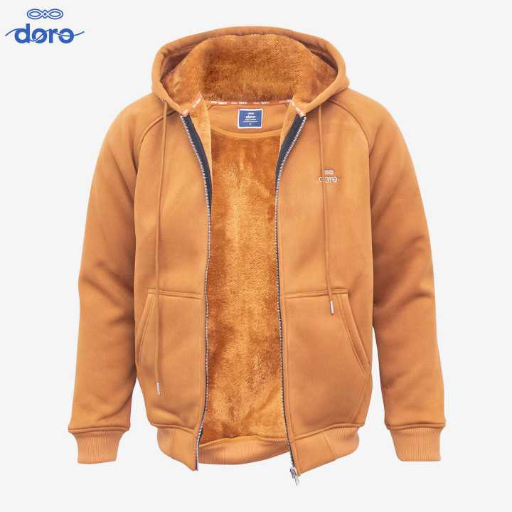 Doro Orange Teddy Faux Fur Jacket for Unisex | Daraz.com.np