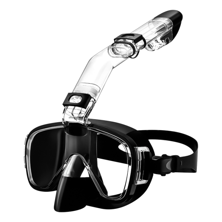 Snorkel Mask Foldable Diving Mask Set with System and Camera Mount ...