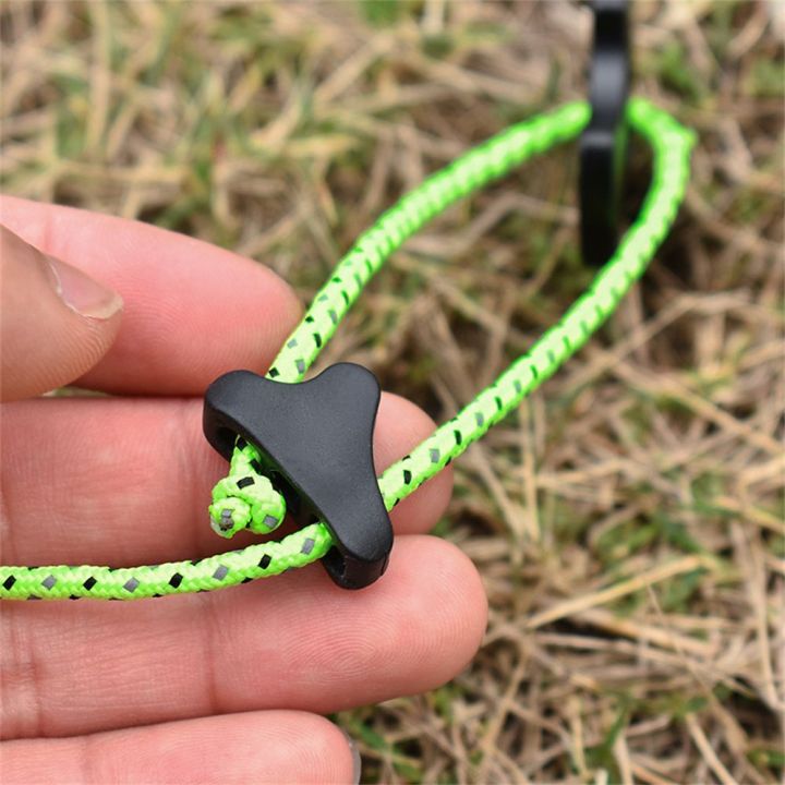 Hiking Outdoor Rope Tightener Cord Tightener Tent Cord Rope Adjusters ...