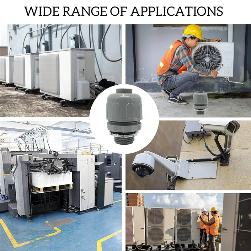 Liquid Tight Connectors - PVC Electrical Conduit Connectors - Flexible ...