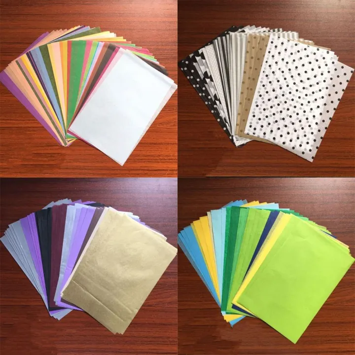 Retro 210x140mm A5 Wrapping Papers Multicolor Bookmark Gift Wrapping ...