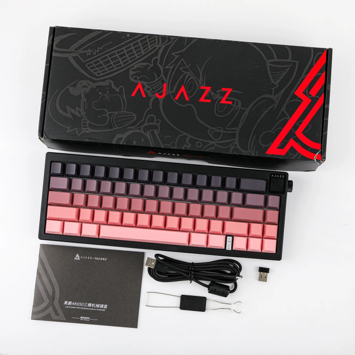 AJAZZ AK650 65% Gasket Mechanical Keyboard (Ajazz Dream Switch) | Daraz ...