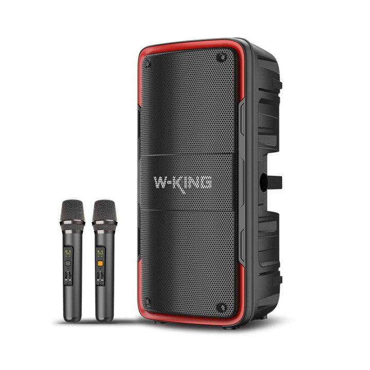 W-King Speaker Karaoke Bluetooth Portable Wireless T7, 2Mic Party Box ...