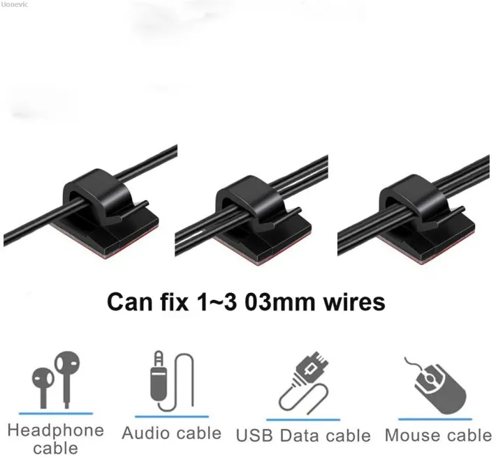 Uonevic Automobile Wire Sandwich Surface Wire Retainer Lower Cable ...