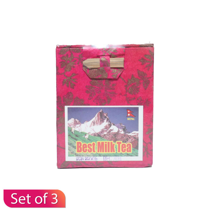 Set of 3 Pink Best Milk Tea 50g | Daraz.com.np
