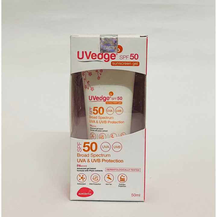 Uvedge Sunscreen Gel Spf 50, 50 Ml | Daraz.com.np