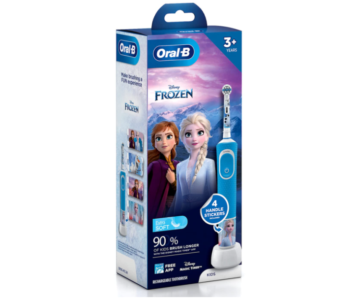 Oral-B Kids Electric Rechargeable Toothbrush Featuring Disney's Frozen ...
