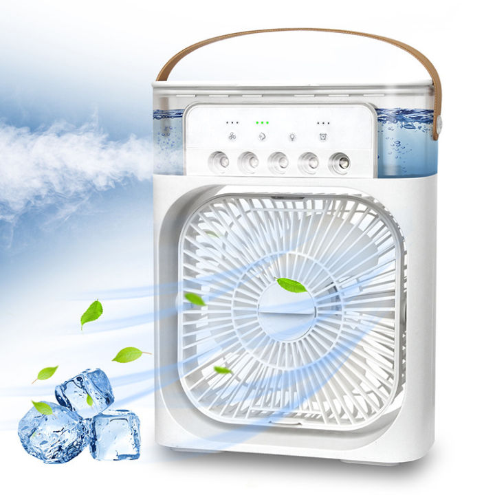 3 in 1 USB Mini Portable Air Cooler Table Fan With Ice Water ...