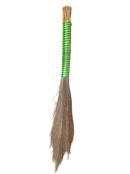 Siwakoti Sales Heavy Grass Amliso Broom/Phool Jhadu Floor Stick (Large ...