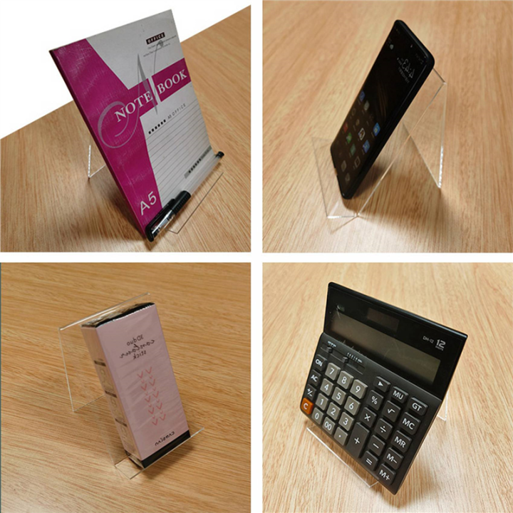 ZOROOM 3X Acrylic Book Stand with LEDge,Transparent Acrylic Display ...