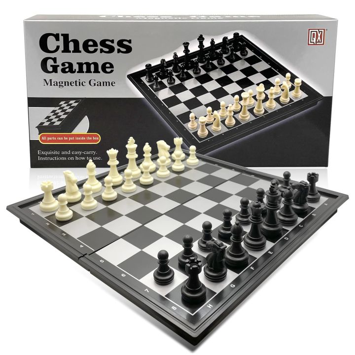 Magnetic Travel Chess Set With Folding Chess Board Educational Toys For ...