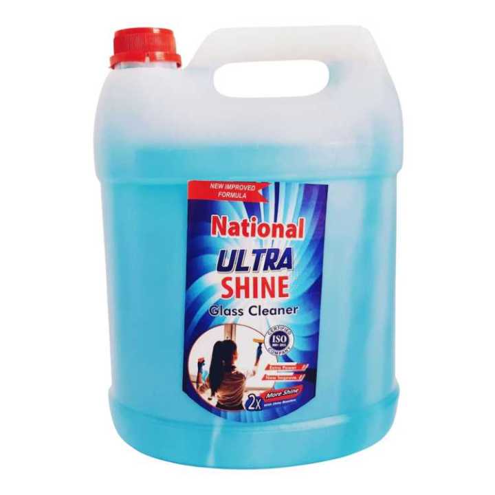 NATIONAL ULTRA SHINE GLASS CLEANER 5 LITERS | Daraz.com.np