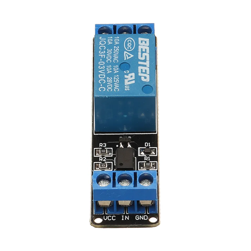 DC 3V/3.3V 1 Channel High Level Driver Relay Module Isolated Drive ...