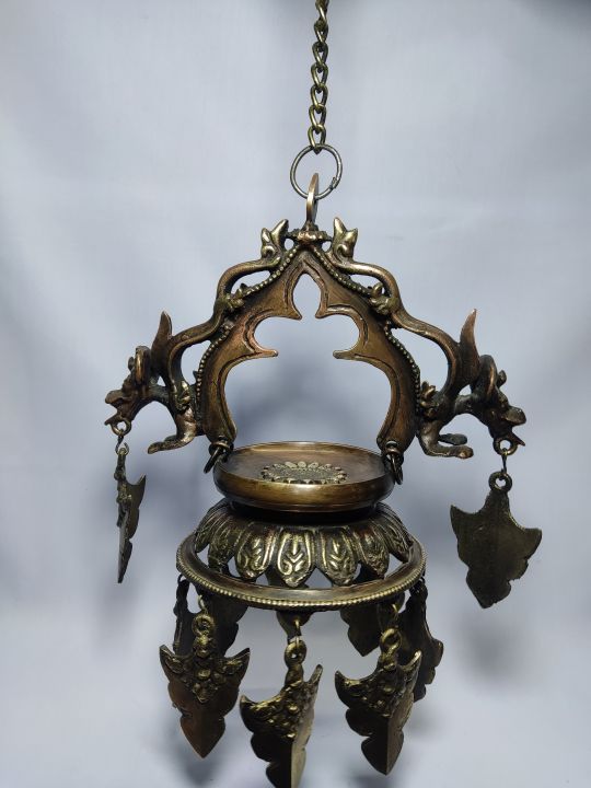 Vintage Copper Antique Brass Dalucha | Thulo Khadalu | Hanging Panas ...