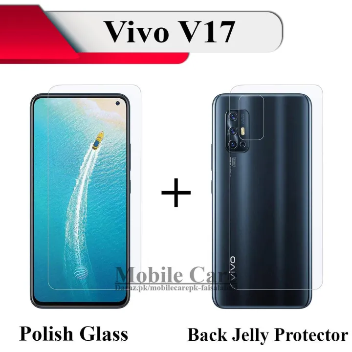 Vivo V17 Tempered Glass Screen Protector Premium Quality Polish Glass ...