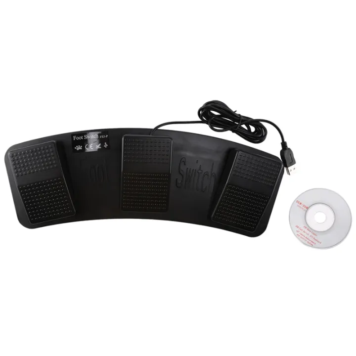 Fs3-P Usb Triple Foot Switch Pedal Control Keyboard Mouse 3 Pedals ...