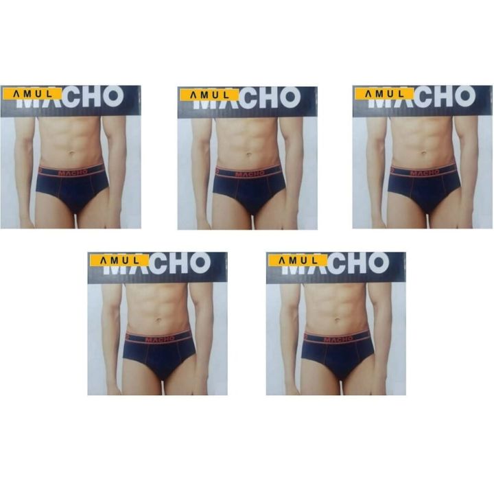 Pack Of 5 Pcs Amul Macho Smart V-Cut / Amul Macho V Underwear / Amul ...