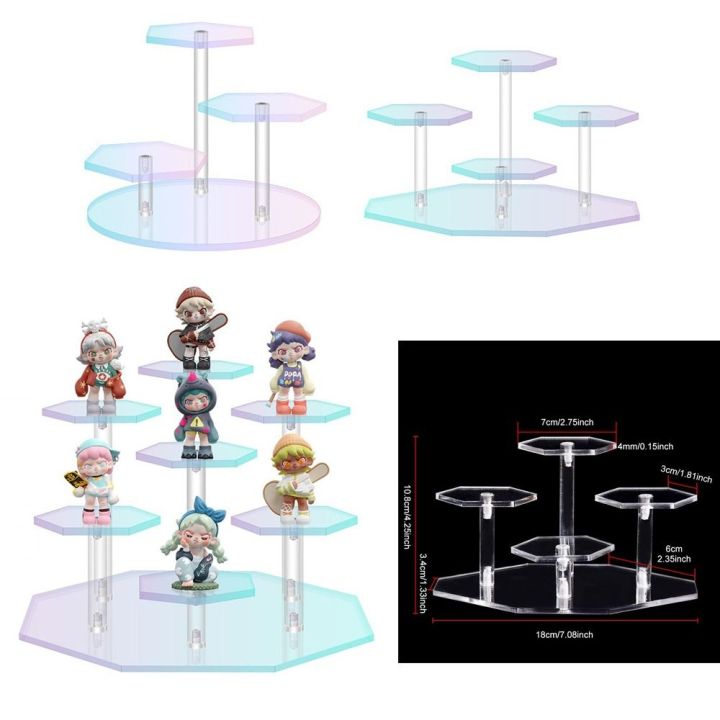 Simplicity Removable Acrylic Display Rack Step Display Rack Small Cake ...