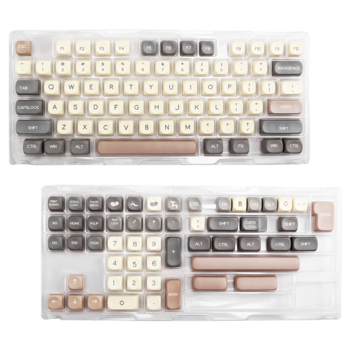 Keycaps PBT Key Cap Fit Laptop PC Game Office Thermally Sublimated ...